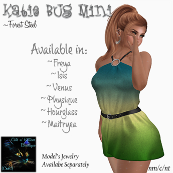 Second Life Marketplace - CnK: Katie Bug Mini - Forest Steel (Boxed)